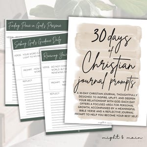 30-day Bible Study Journal With Daily Devotional and Bible Verse ...