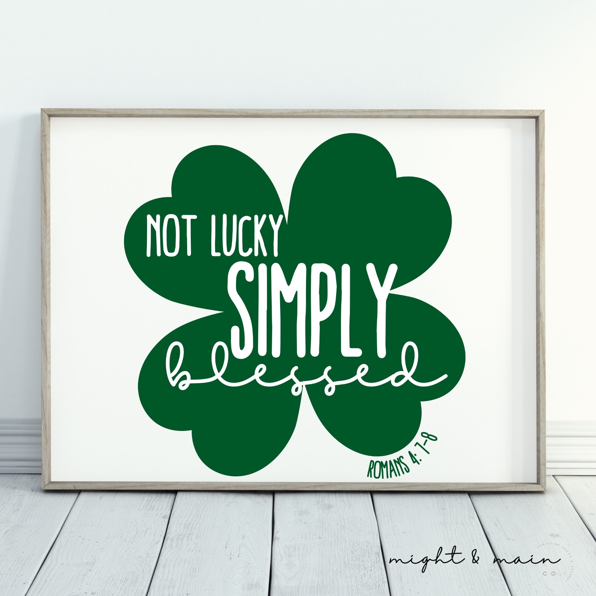 Lucky Svg, Simply Blessed SVG, Blessed Svg, St Patricks Day SVG ...