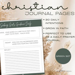 30-day Bible Study Journal With Daily Devotional and Bible Verse ...