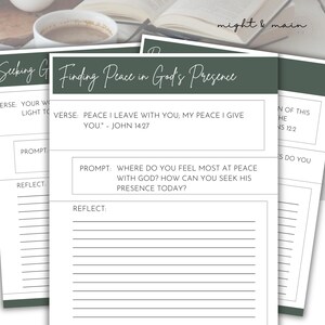 30-day Bible Study Journal With Daily Devotional and Bible Verse ...