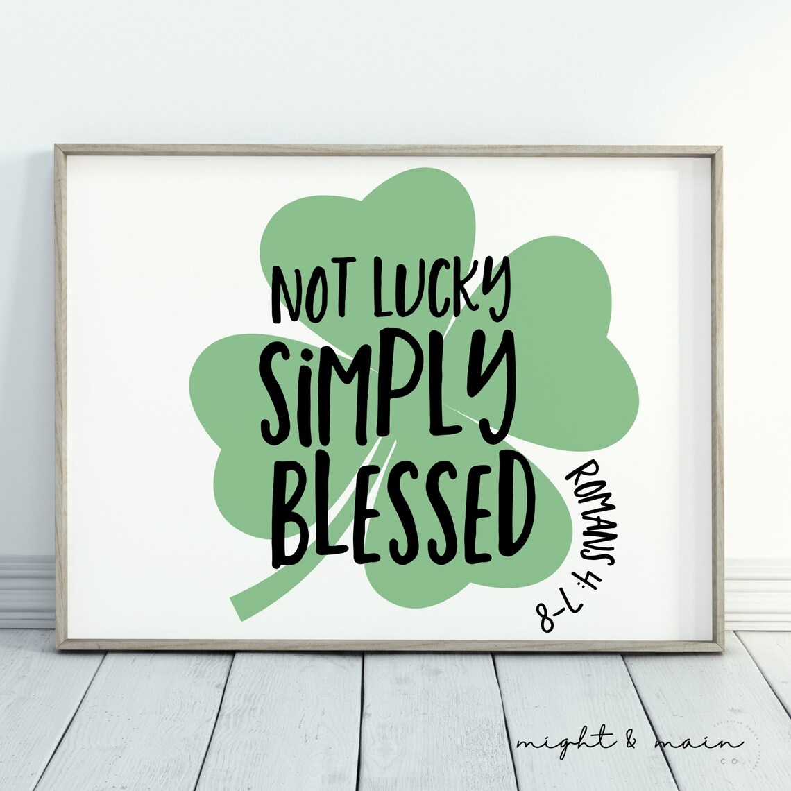 Simply Blessed SVG, Blessed Svg, St Patricks Day SVG , Romans 4: 7-8 ...
