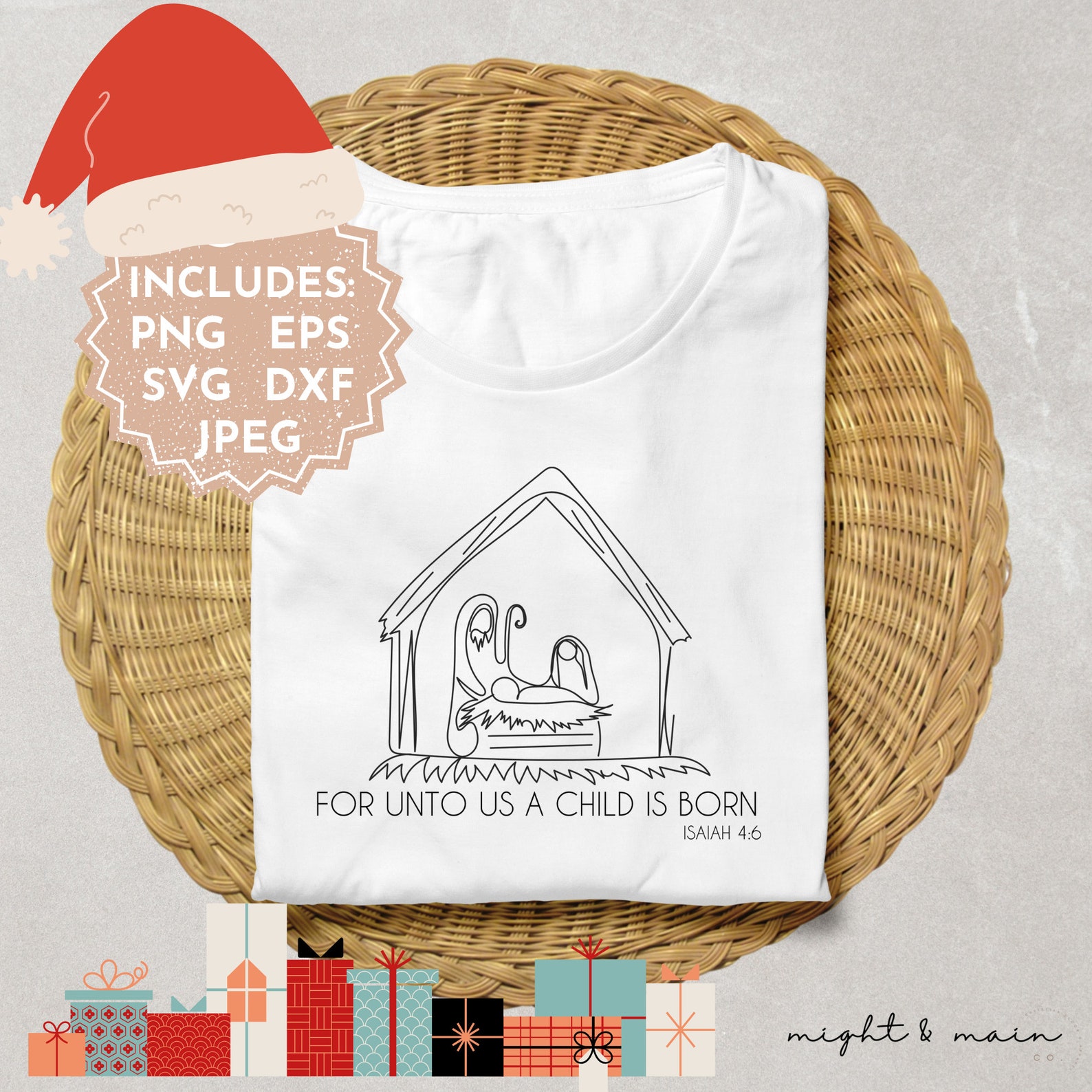 Christian Christmas Svg, Christmas Quote Svg, Christmas Svg, Bible ...