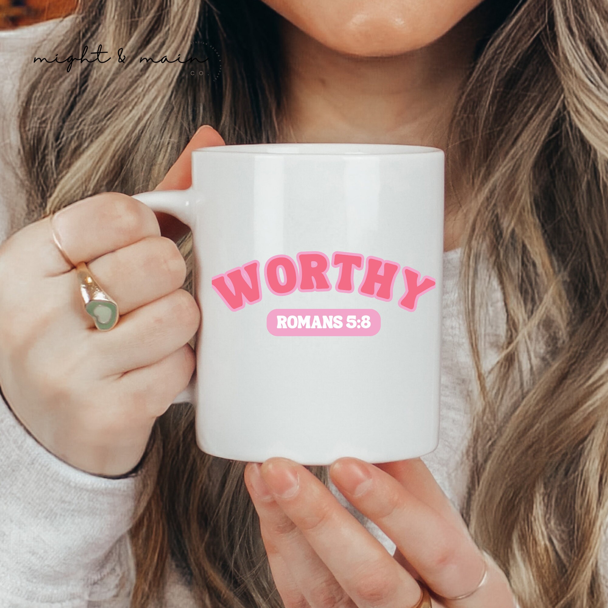 Worthy Png, Romans 5:8, Bible Verse Svg, Christian Shirt Design, Self ...