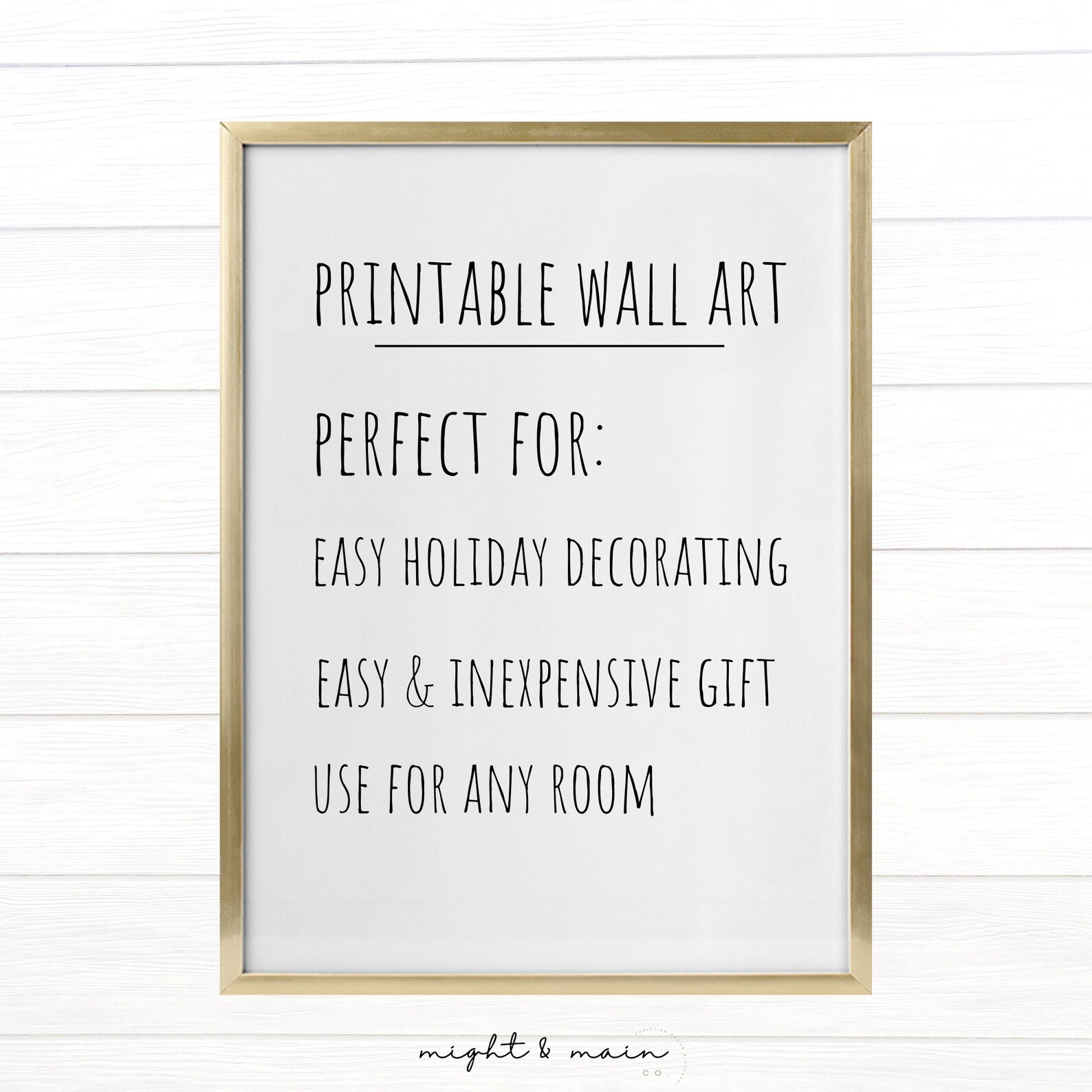 Christmas Printable Wall Art Bundle Vintage Christmas Wall Decor ...