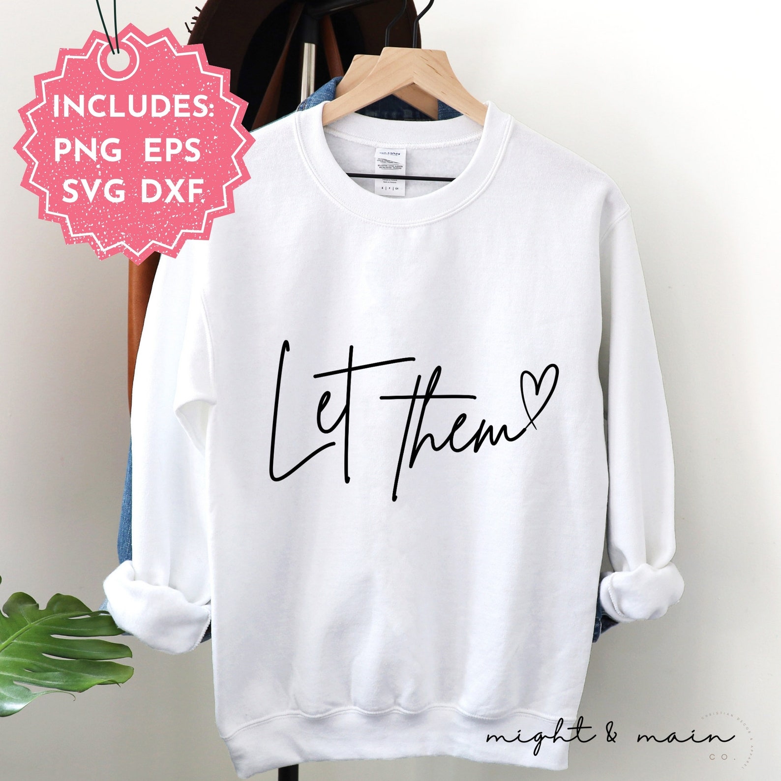 Let Them Svg Png, Inspirational PNG, Self Love Svg, Sublimation Design ...