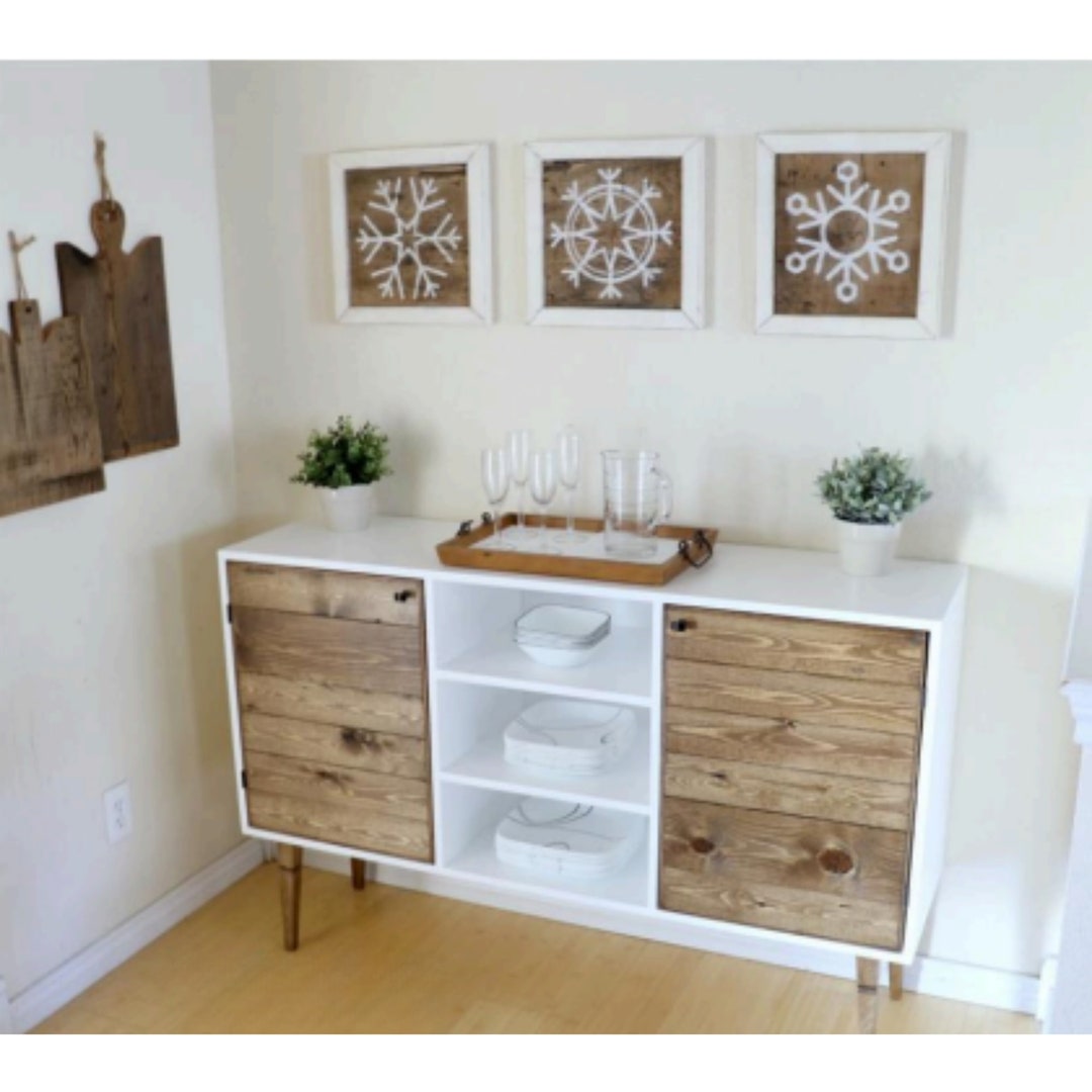 Diy Modern Rustic Buffet Plans DIY Buffet Plans Furniture - Etsy