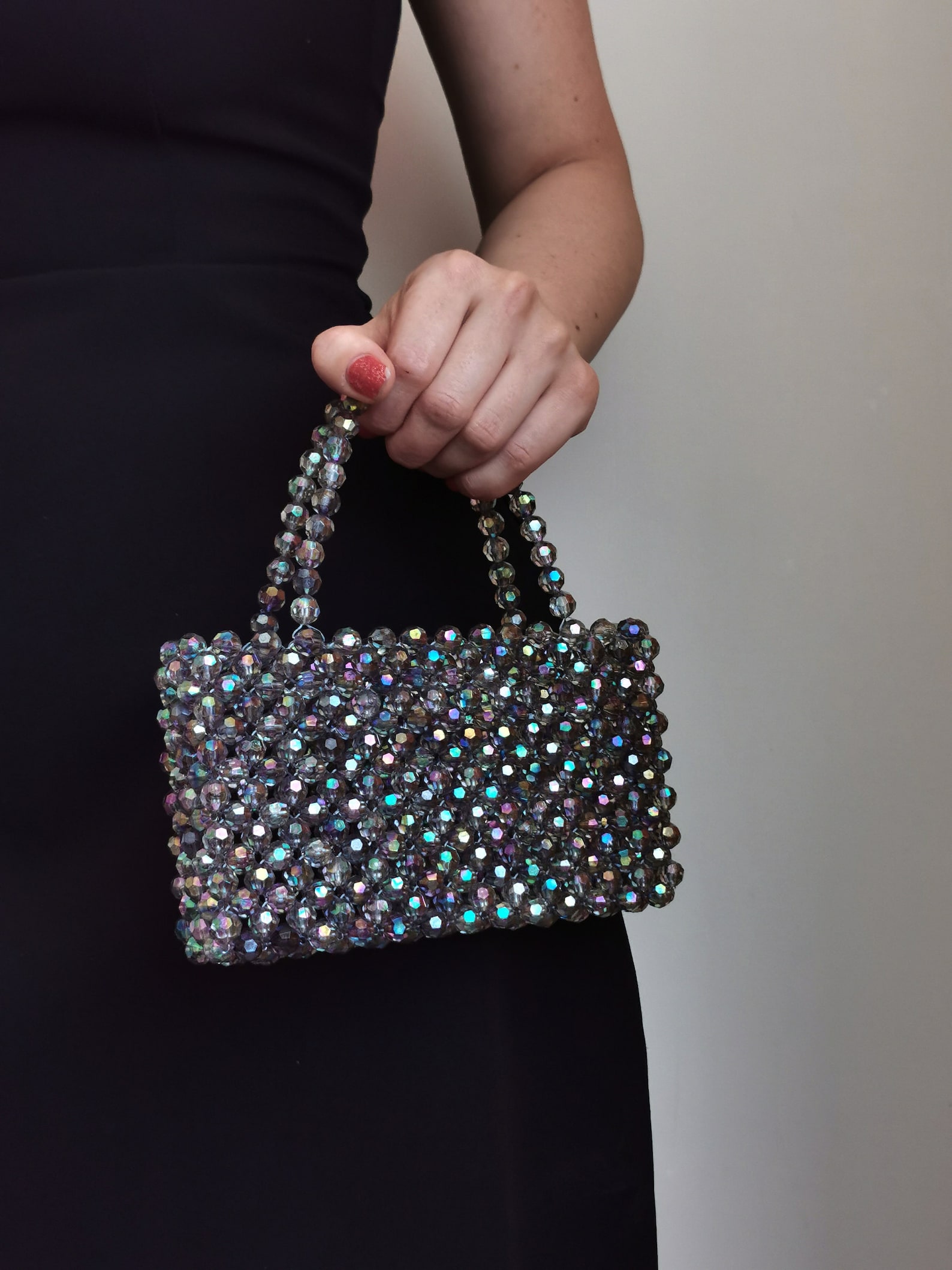 Crystal Bead Bag, LUXURY Bead Bag, Women Bead Bag, Bead Bag, Bag Bead ...