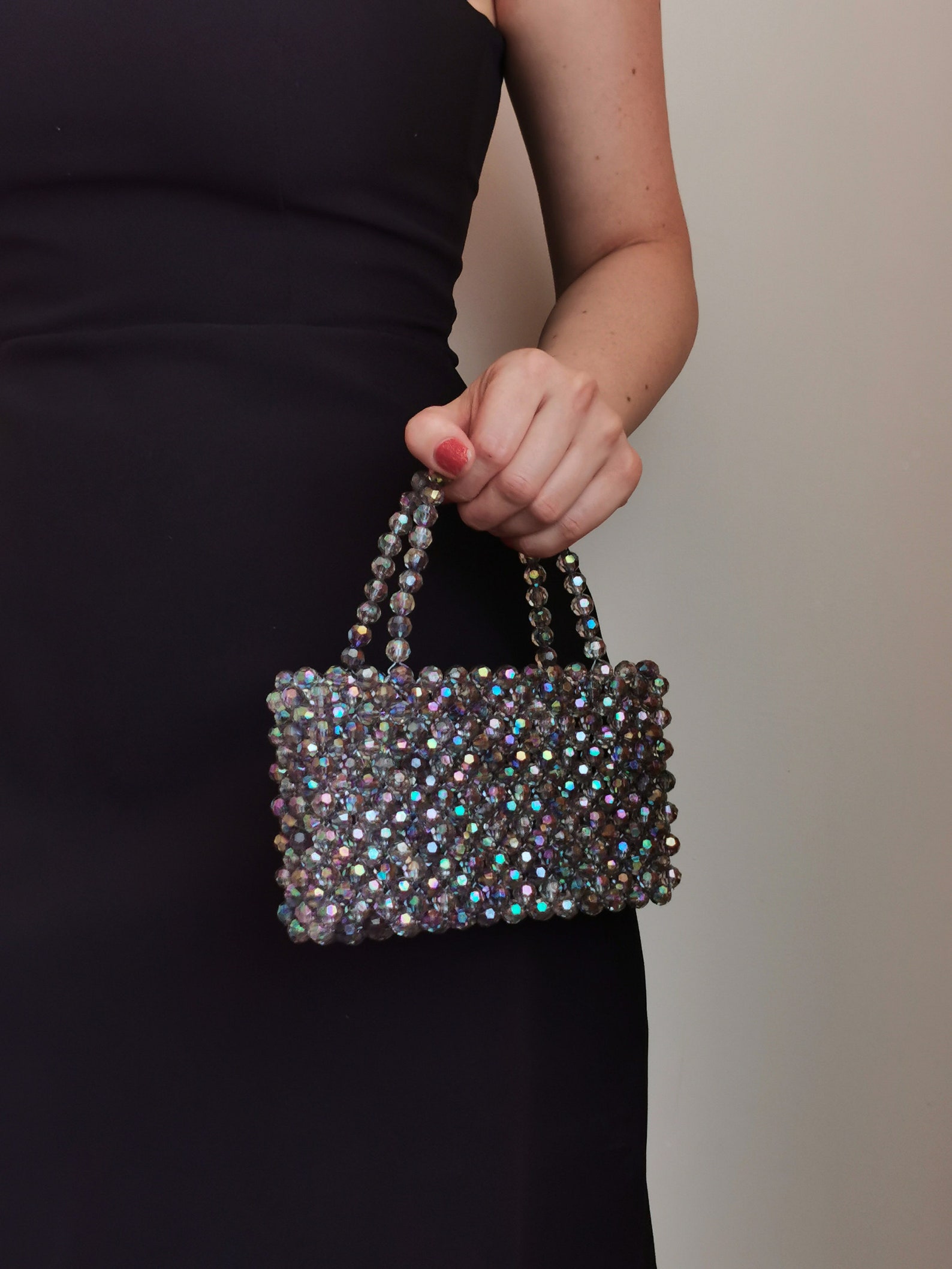 Crystal Bead Bag, LUXURY Bead Bag, Women Bead Bag, Bead Bag, Bag Bead ...