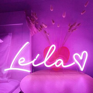 Custom Neon Sign, Custom Name Sign, Birthday Gift, Wall Decor, Home ...