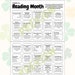March is Reading Month Daily Challenges, Reading Log, Reading ...