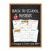 Back to School Posters, First Day of School Posters, First Day Signs ...