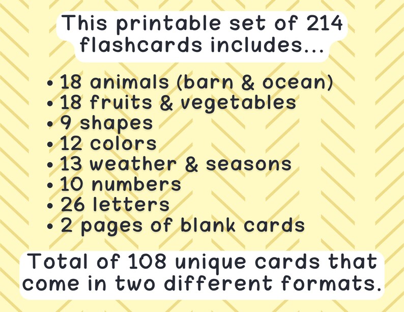 Printable Flashcards for Kids, Montessori, Preschool Flashcards ...