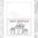 Christmas Cards for Kids Coloring 23 Printable Cards to Color Christmas ...