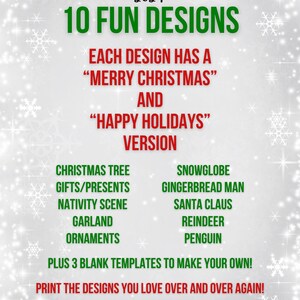 Christmas Cards for Kids Coloring 23 Printable Cards to Color Christmas ...