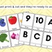 Printable Flashcards for Kids, Montessori, Preschool Flashcards ...