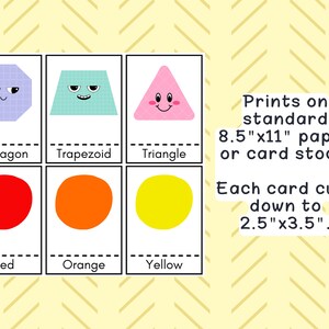 Printable Flashcards for Kids, Montessori, Preschool Flashcards ...