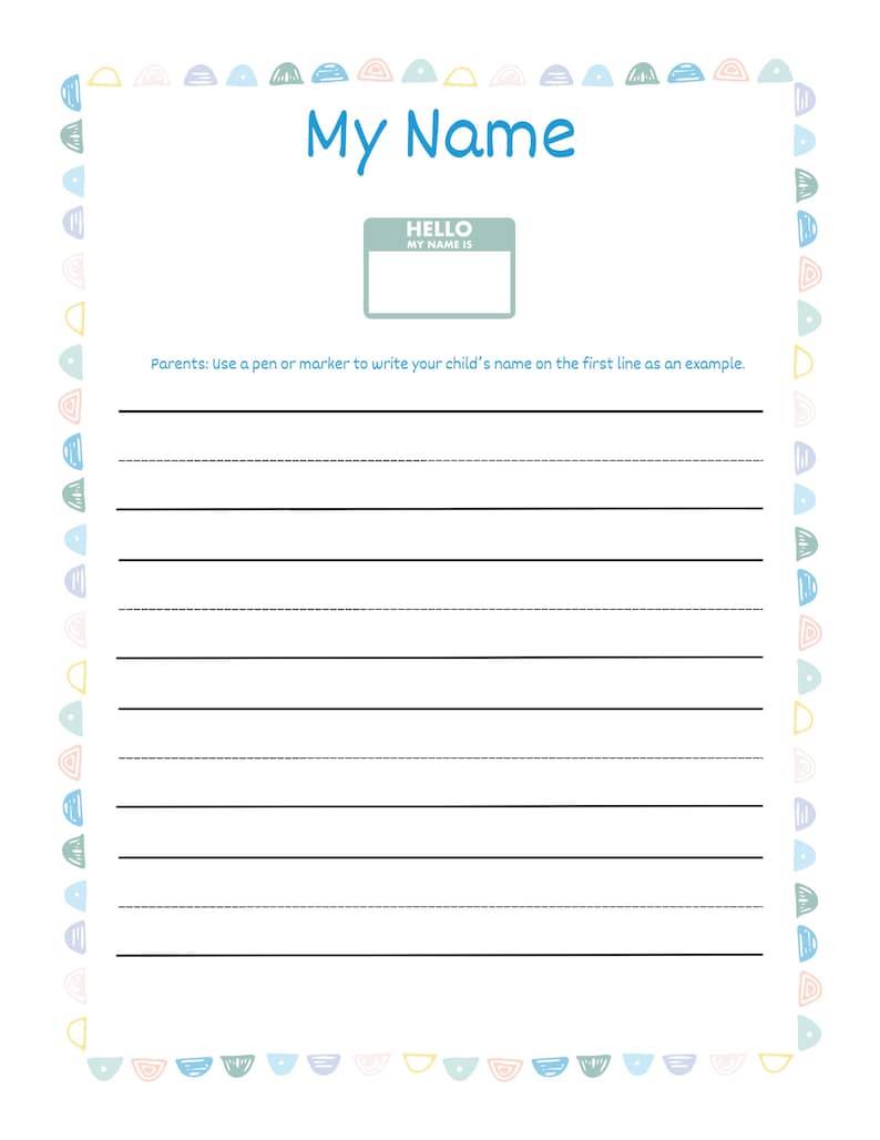 Morning Menu Homeschool Worksheets for Preschool to Kindergarten ...