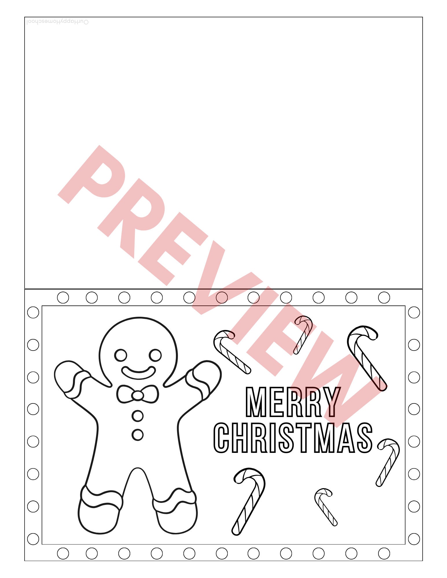 Christmas Cards for Kids Coloring 23 Printable Cards to Color Christmas ...