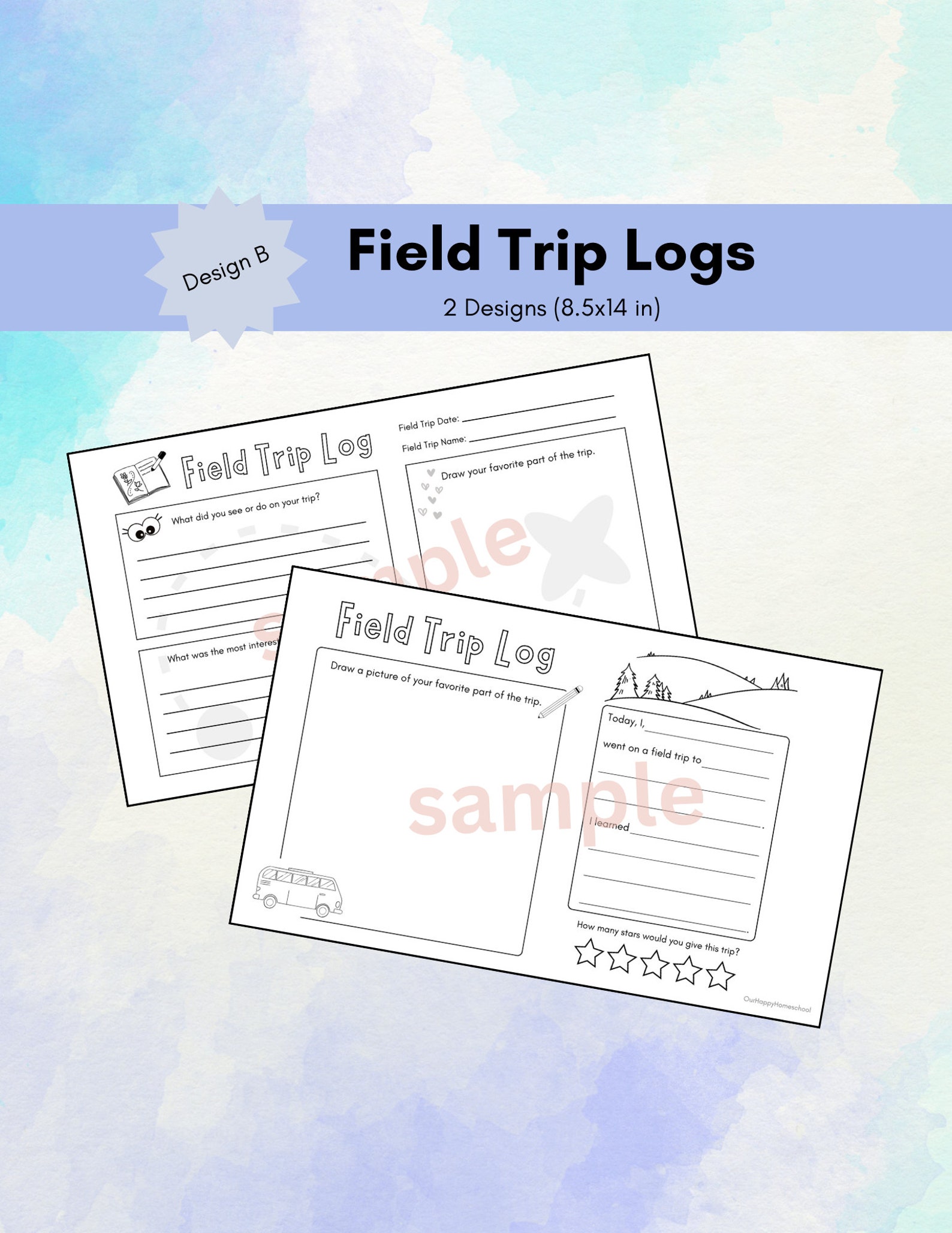 Field Trip Log, Field Trip Review, Summary, Homeschool Field Trip ...
