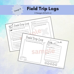 Field Trip Log, Field Trip Review, Summary, Homeschool Field Trip ...