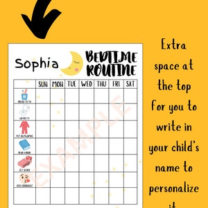 Morning and Bedtime Routine Cards, Schedule Cards, Printable Routine ...