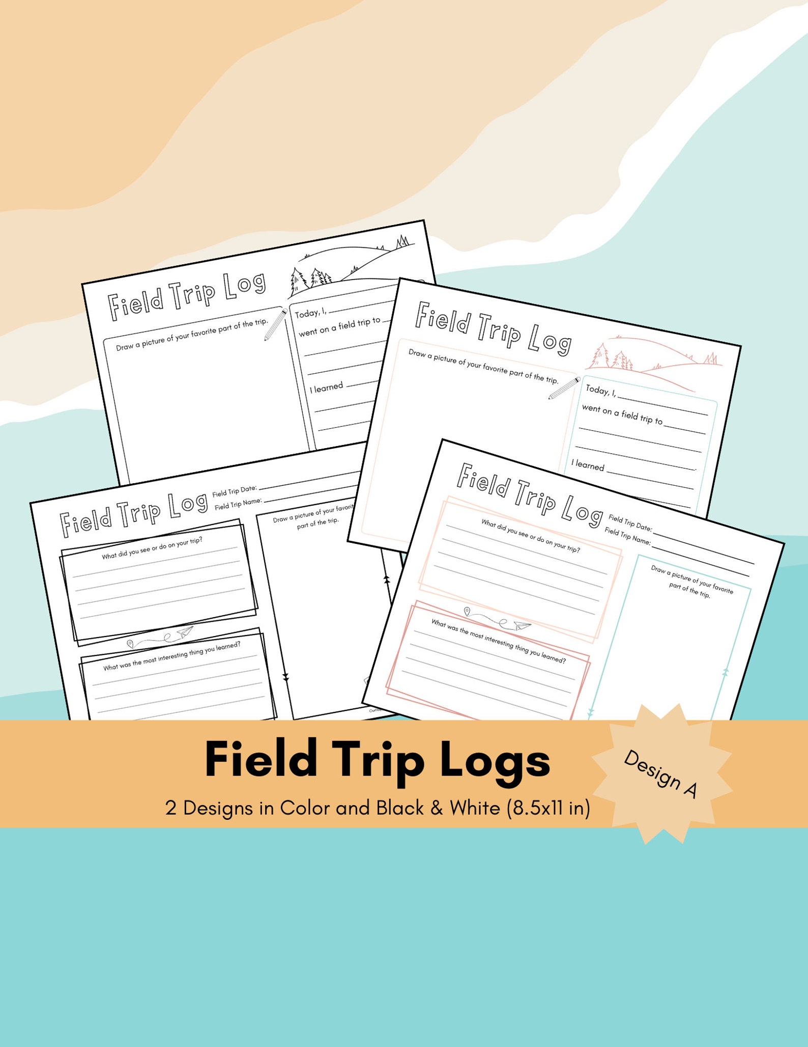 Field Trip Log, Field Trip Review, Summary, Homeschool Field Trip ...