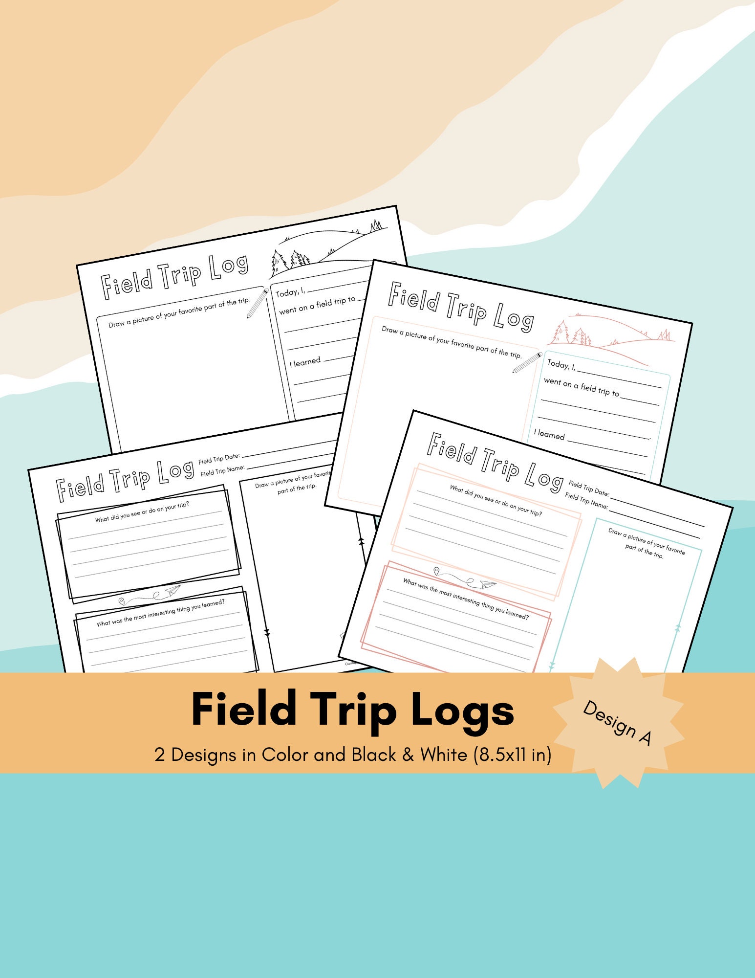 Field Trip Log, Field Trip Review, Summary, Homeschool Field Trip ...