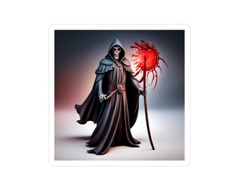 Motorcycle Grim Reaper Bike Biker Scythe Car Truck Window - Etsy