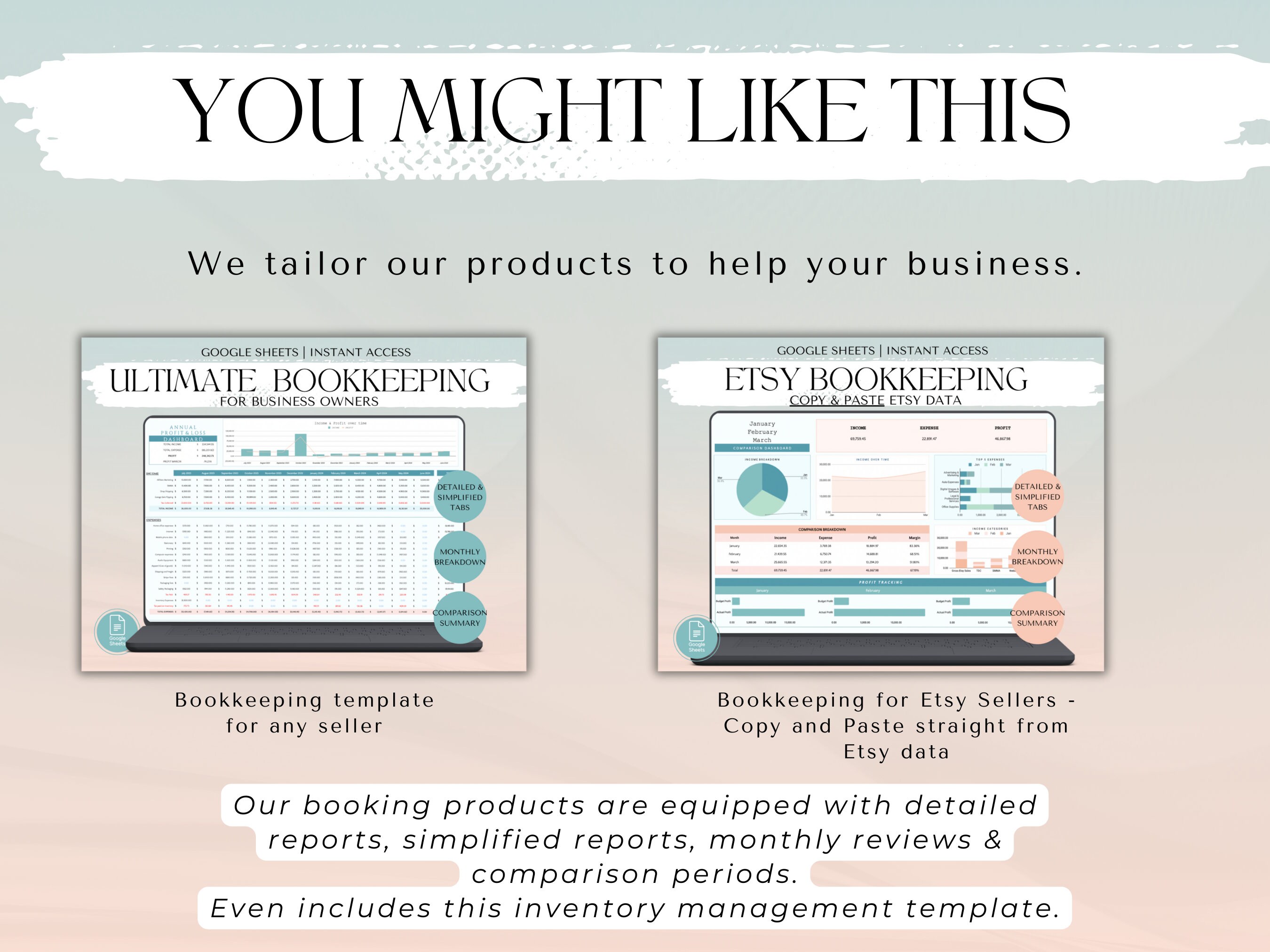 Etsy Inventory Management Tracker, Inventory Template Tracker Business ...