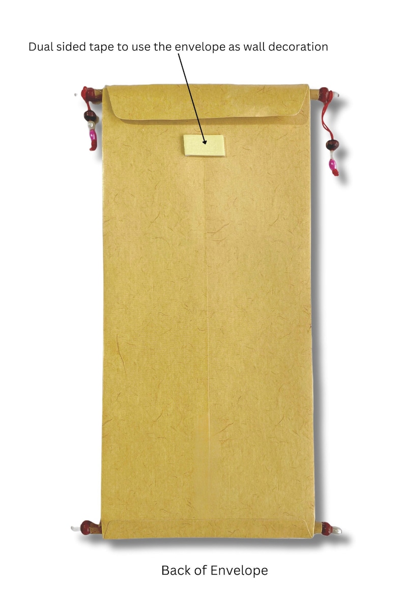 Handcrafted Divine Motif Hand-painted Palm Leaf Money Envelopes, Diwali ...