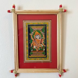 Handcrafted Palm Leaf (taal Patra) Wall Frame, Wall Decor, Diwali Decor ...