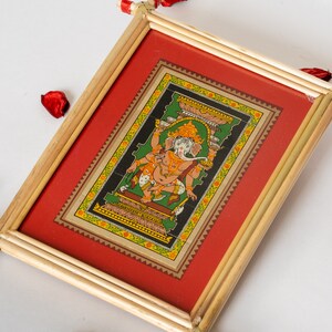 Handcrafted Palm Leaf (taal Patra) Wall Frame, Wall Decor, Diwali Decor ...