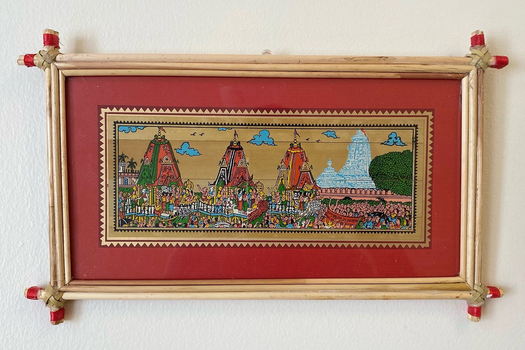 Handcrafted Palm Leaf taal Patra Wall Frame Wall Decor - Etsy