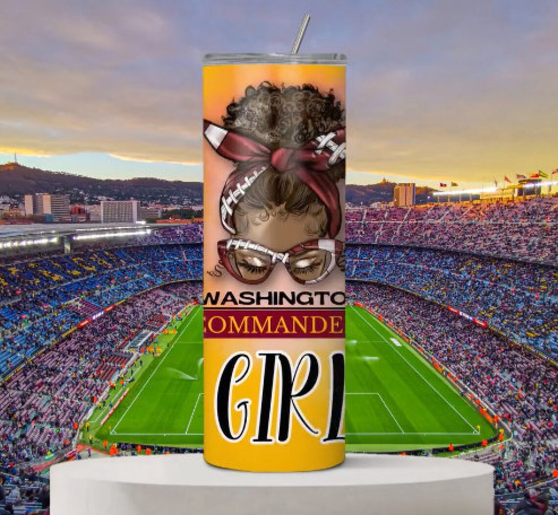 Washington Commanders 20 Oz Girl Tumbler - Different Variations - Etsy