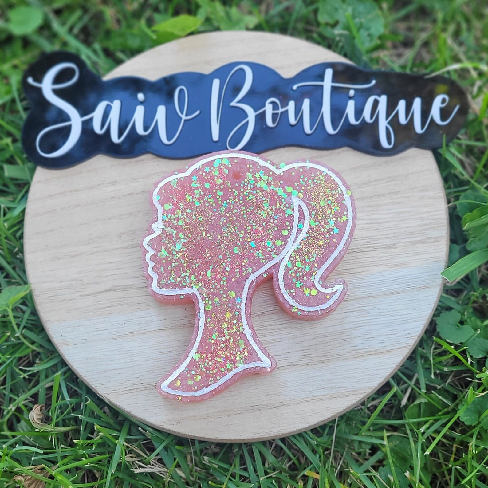 Doll Head Silhouette Car Freshie Custom Feminine Girly Car Freshener - Etsy