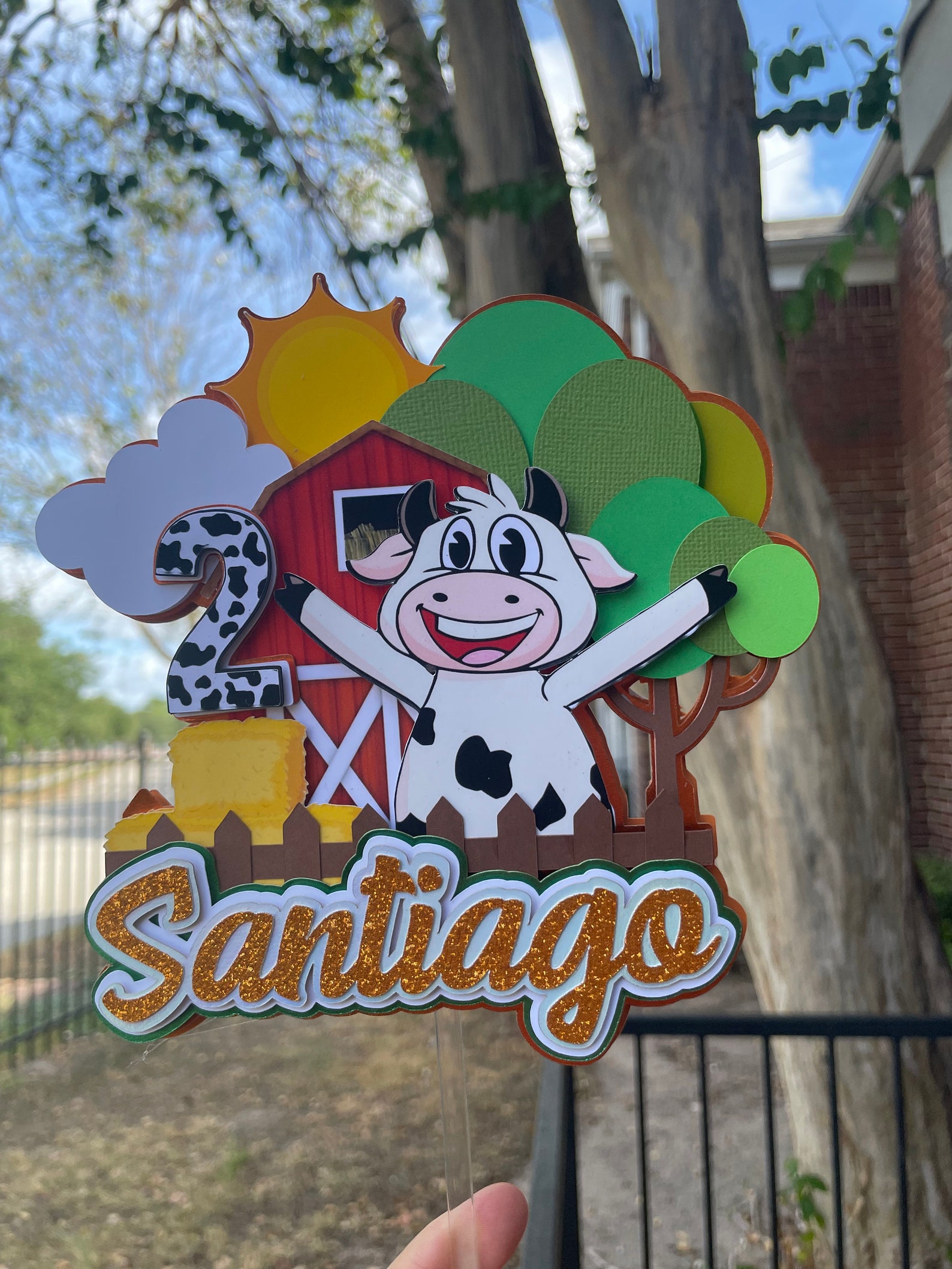 Vaca Lola Cake Topper, Vaca Cake Topper, Vaca Lola Party Decor, Vaca ...