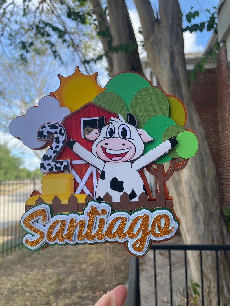 Vaca Lola Cake Topper, Vaca Cake Topper, Vaca Lola Party Decor, Vaca ...