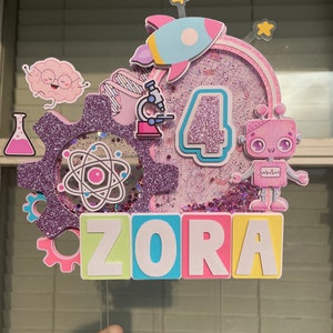 STEM Cake Topper, Science Cake Topper, Science Party Decor, Science ...