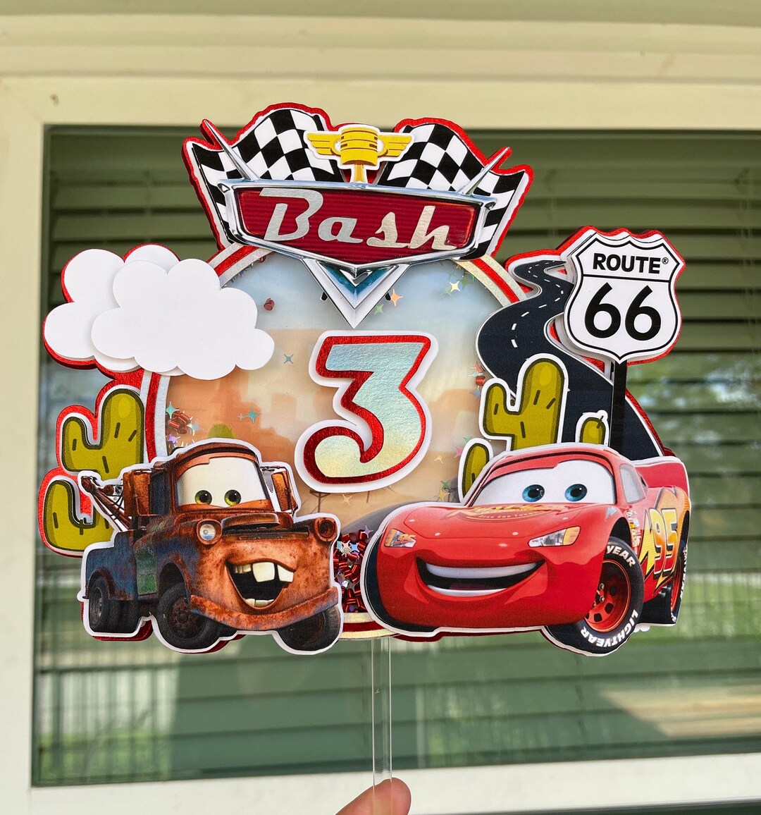 Cars Cake Topper, Cars Party Ideas, Cars Party Decor - Etsy