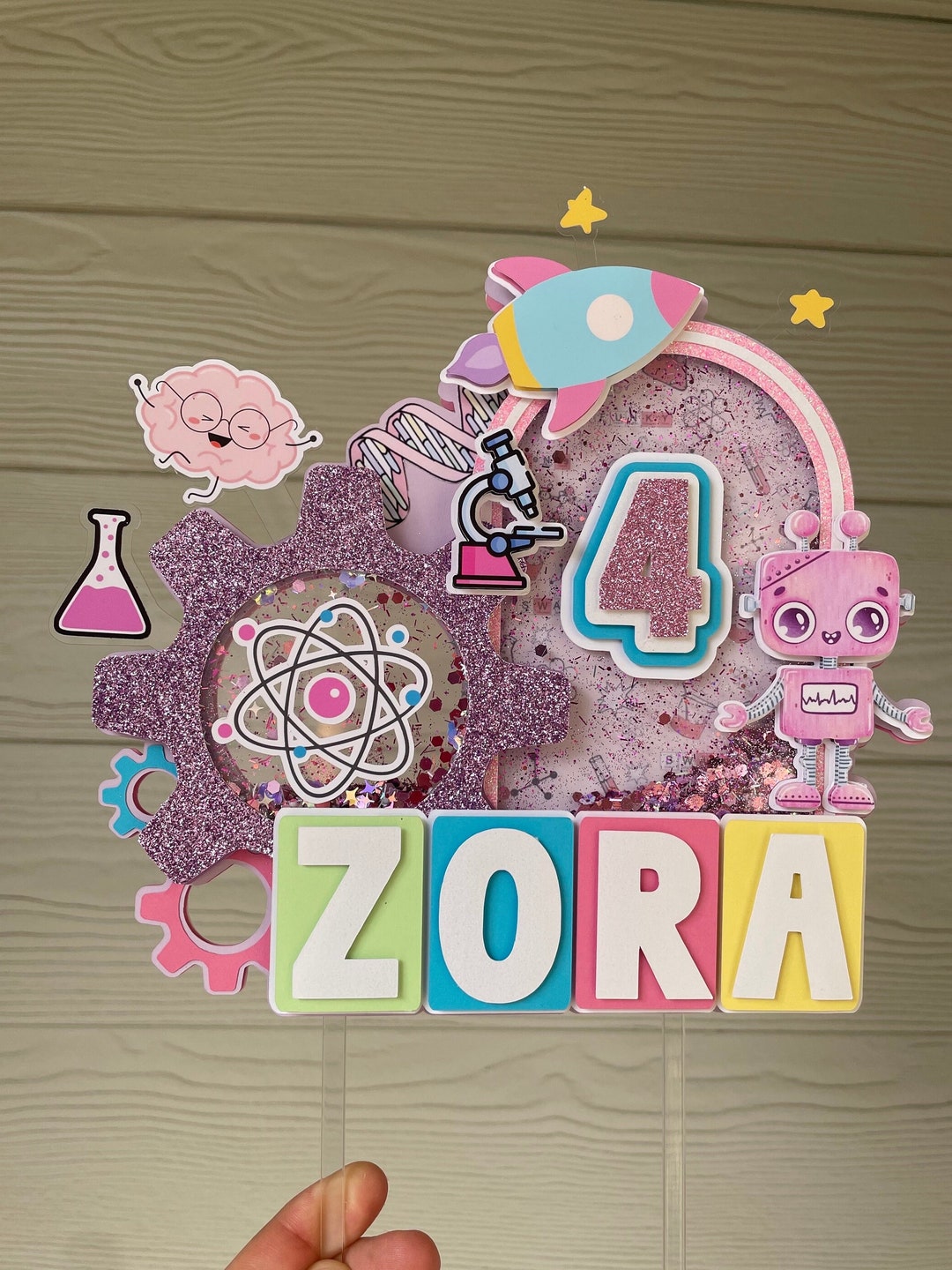 STEM Cake Topper, Science Cake Topper, Science Party Decor, Science ...