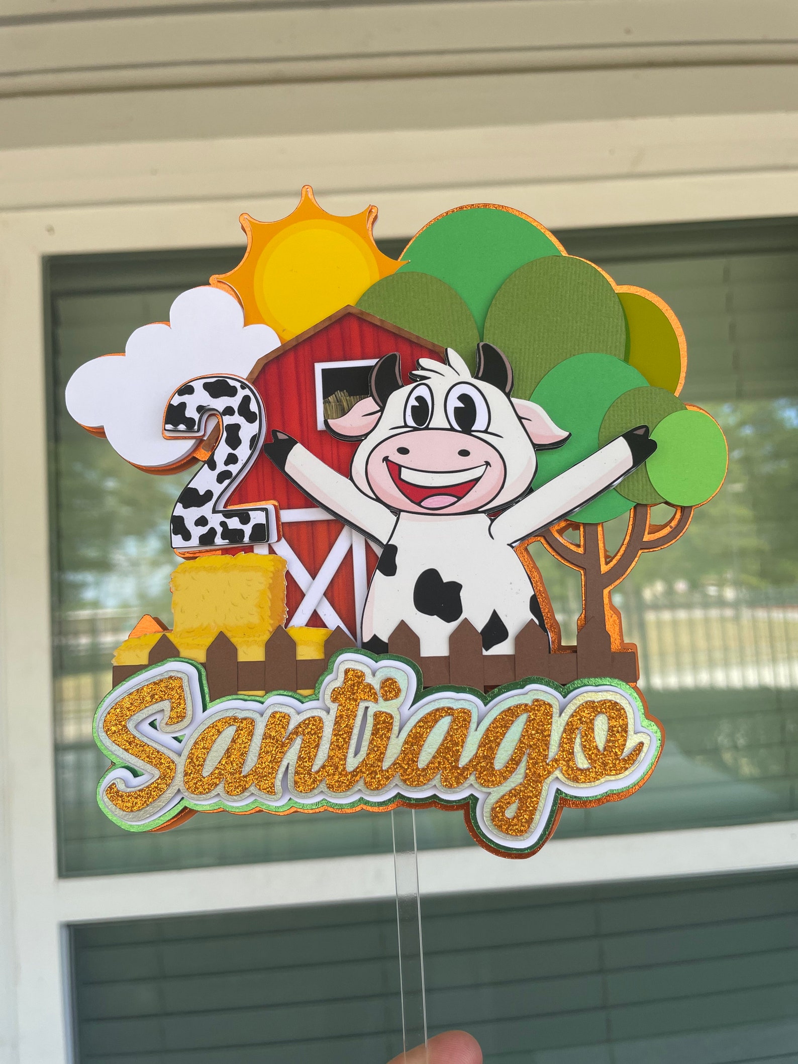 Vaca Lola Cake Topper, Vaca Cake Topper, Vaca Lola Party Decor, Vaca Lola Party Ideas - Etsy