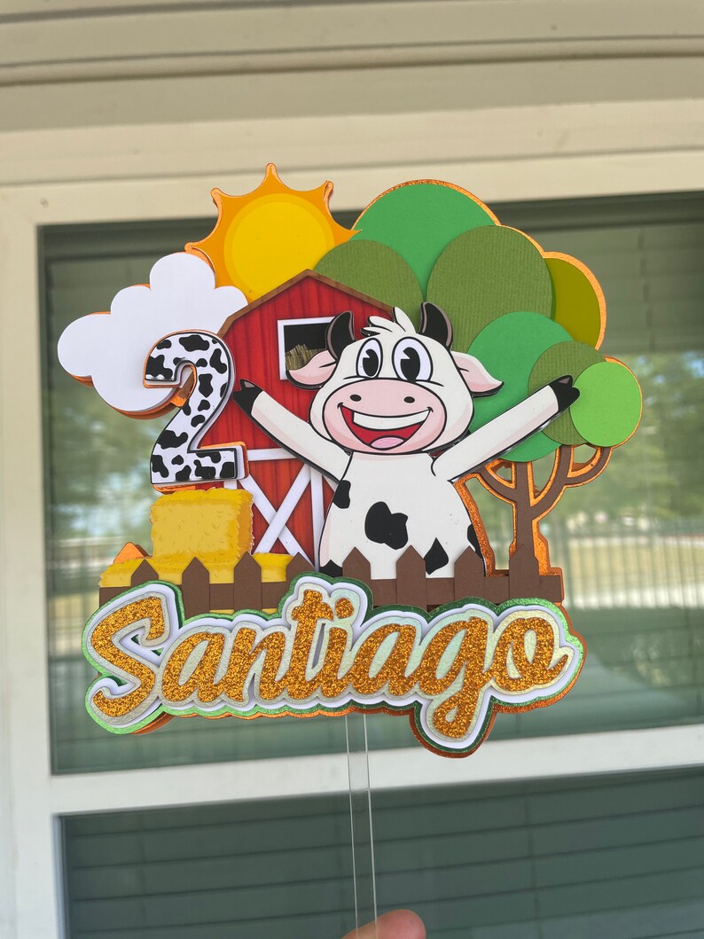Vaca Lola Cake Topper, Vaca Cake Topper, Vaca Lola Party Decor, Vaca ...