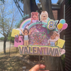 Topper De Pastel De Roblox, Topper De Pastel De Niña Roblox, Topper De ...