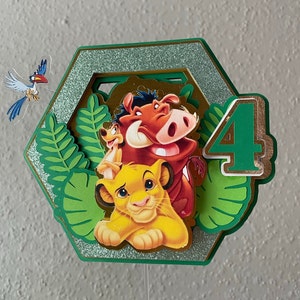 Lion King Cake Topper, Simba Cake Topper, Simba Lion King Cake Topper ...