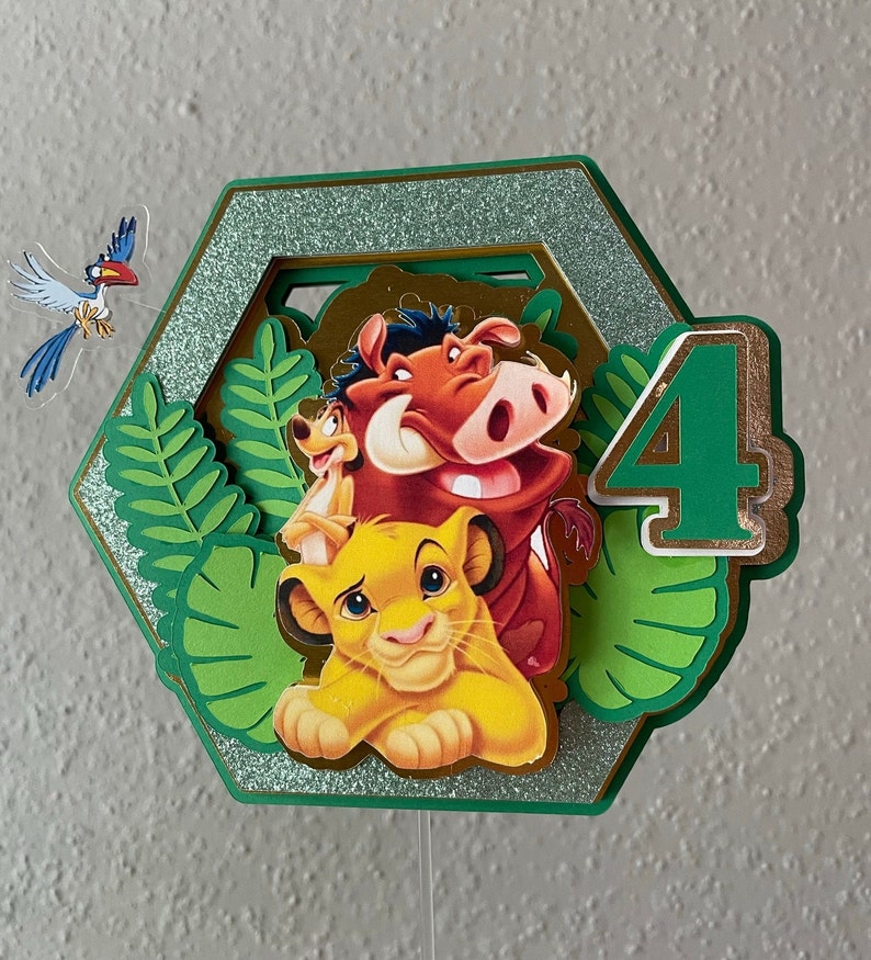 Lion King Cake Topper, Simba Cake Topper, Simba Lion King Cake Topper ...