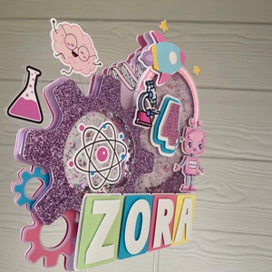 STEM Cake Topper, Science Cake Topper, Science Party Decor, Science ...