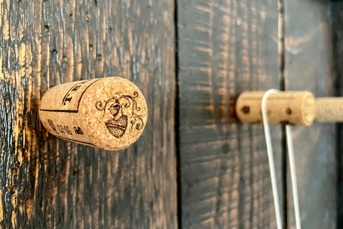 Wine Cork Wall Pegs/hooks (3 Pack) - Etsy