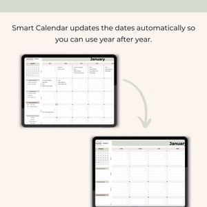 Editable Monthly Calendar: Automated Google Sheets Planner (digital ...