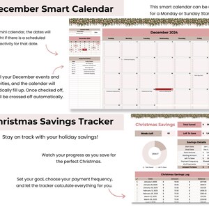 Christmas Planner Google Sheets: Gift Budget, Card & Task Tracker ...