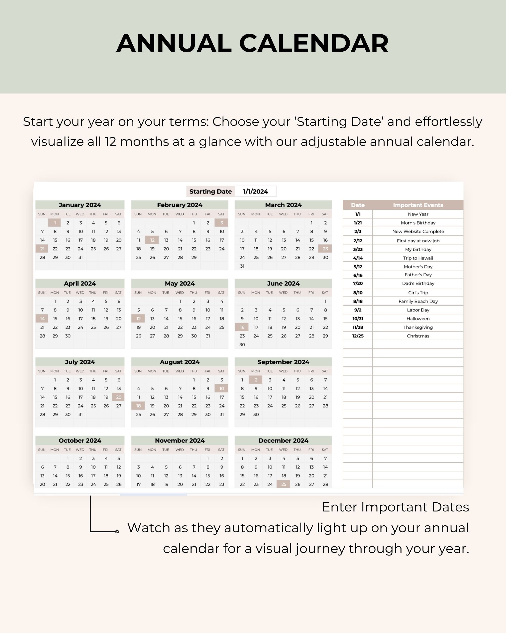 Editable Monthly Calendar Monthly Planner Template Google Sheets ...